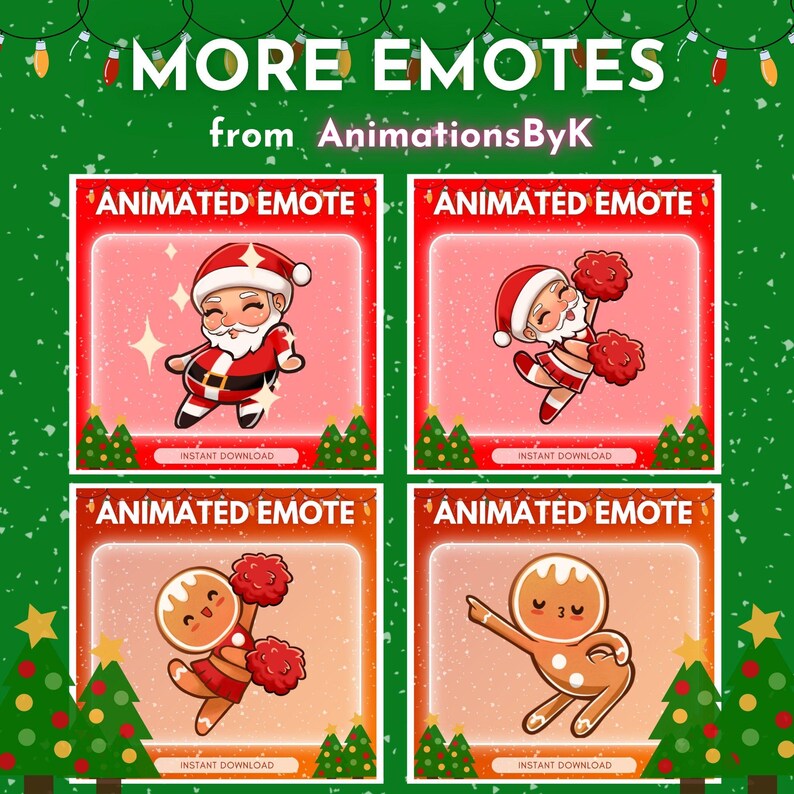 Twerking Grinch ANIMATED Emote - Christmas Emotes Edition - Perfect for ...
