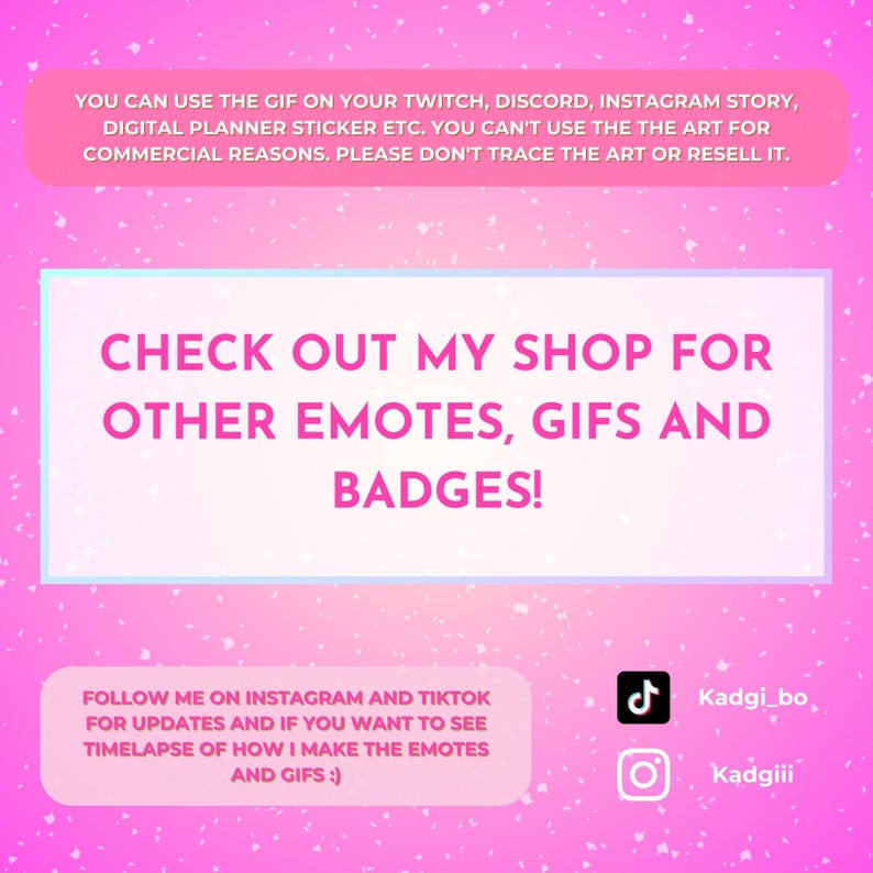 ANIMATED Emotes Twitch & Discord - Cat Party Emote