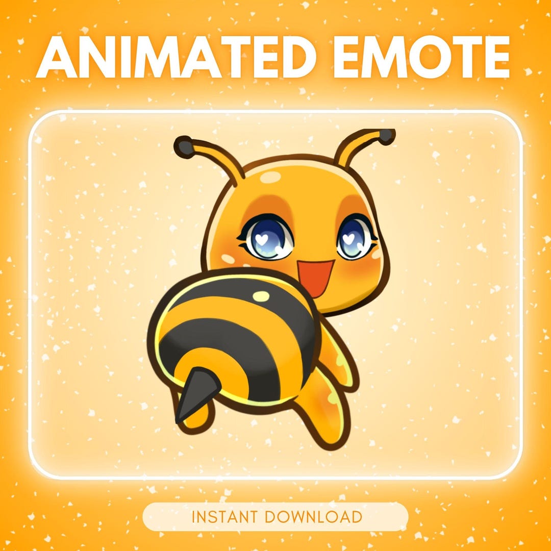 ANIMATED Beemote Twitch & Discord - Cute Twerking Bumble Bee