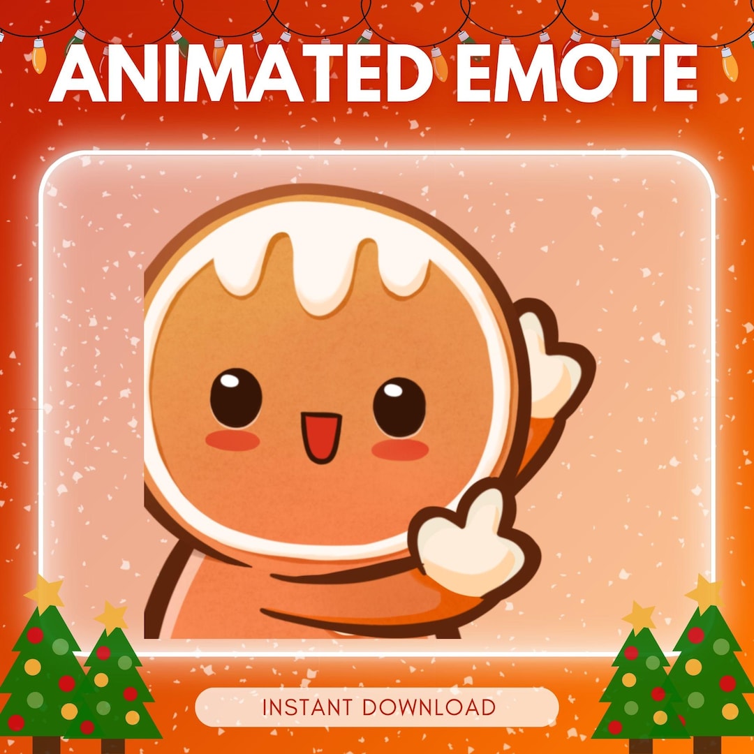 ANIMATED Emote Twitch & Discord - FLIPPING Gingerbread Emote ...