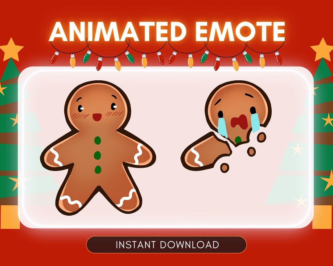 Cute Gingerbread ANIMATED EMOTE