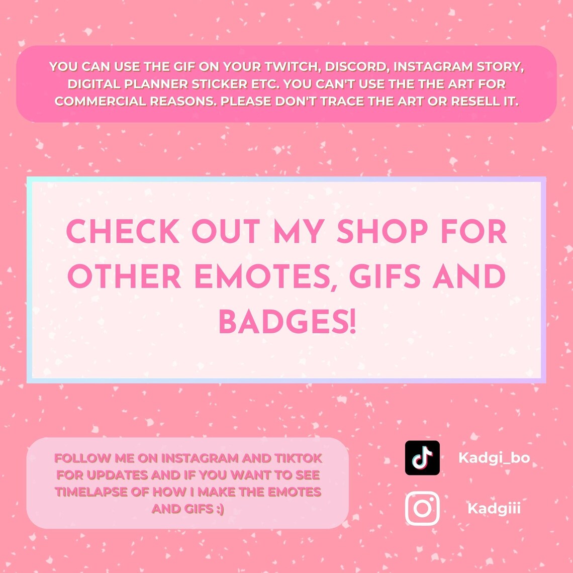 ANIMATED Emote Twitch & Discord - Cute White and Pink Dancing Kitty Cat