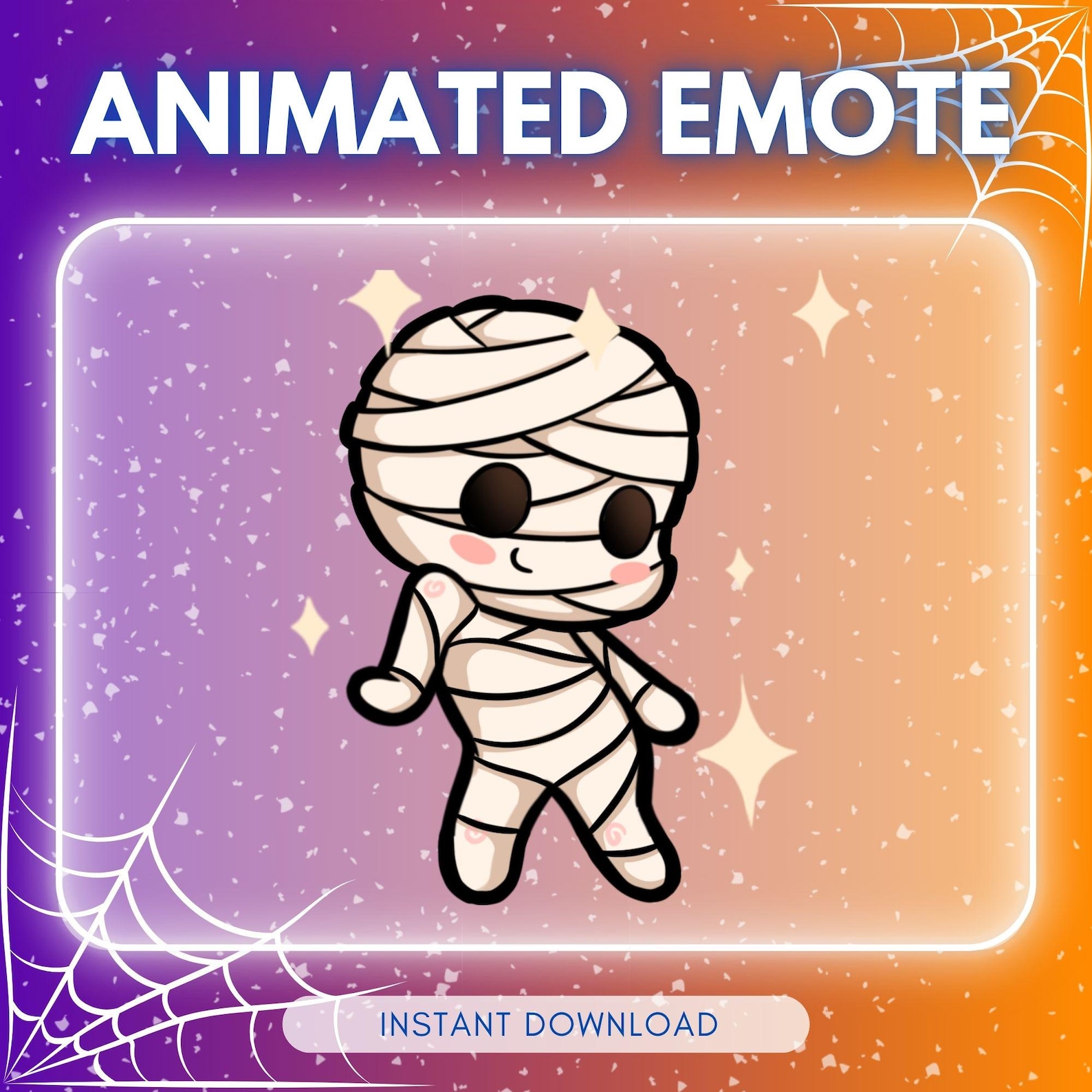 ANIMATED Emote Twitch & Discord - Cute Dancing Mummy