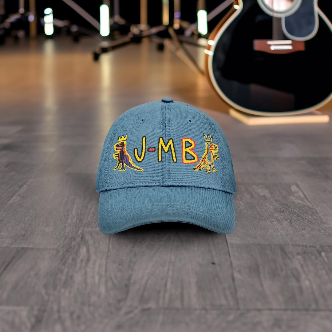 Jean - Michel Basquiat Dinosaur (essential) Denim Hat | Abstract ...