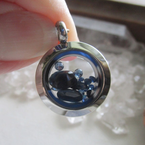 Blue Sapphire Glass Etsy