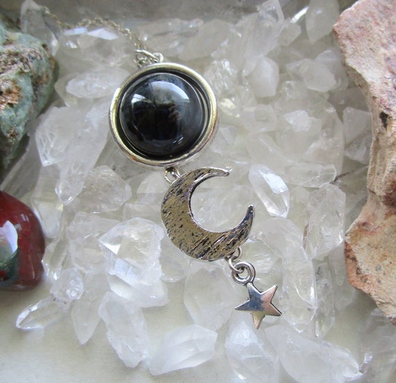 Cat's Eye Black Chrysoberyl Gemstone Sphere Celestial - Etsy