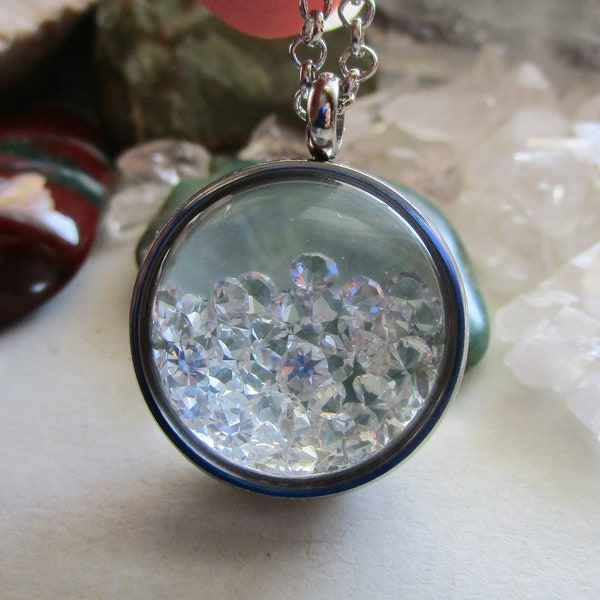 Bubble Glass Pendant Etsy