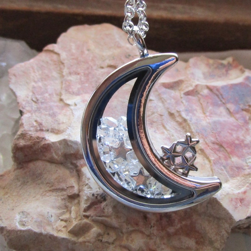 Moon Locket - Etsy