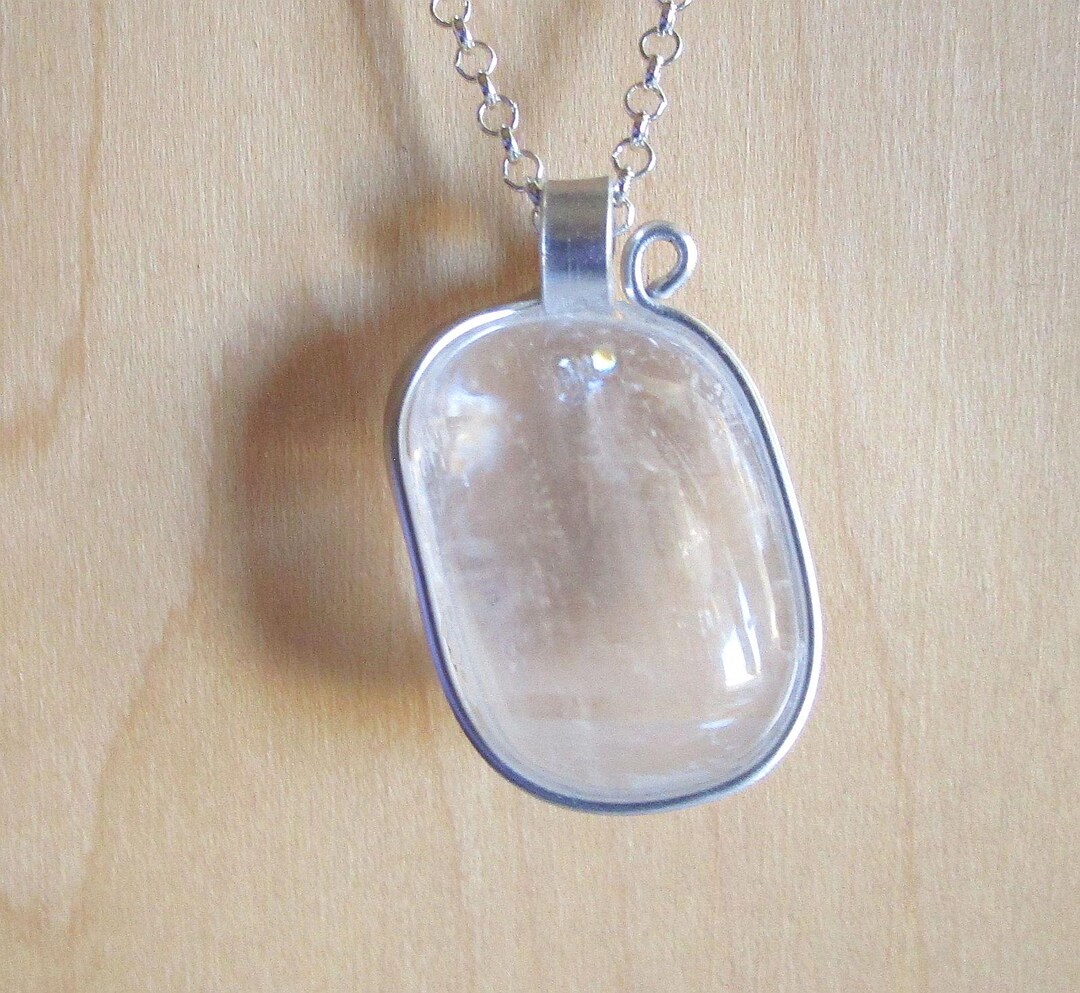 Optical Calcite Viking Sunstone Iceland Spar Polished Crystal Pendant ...
