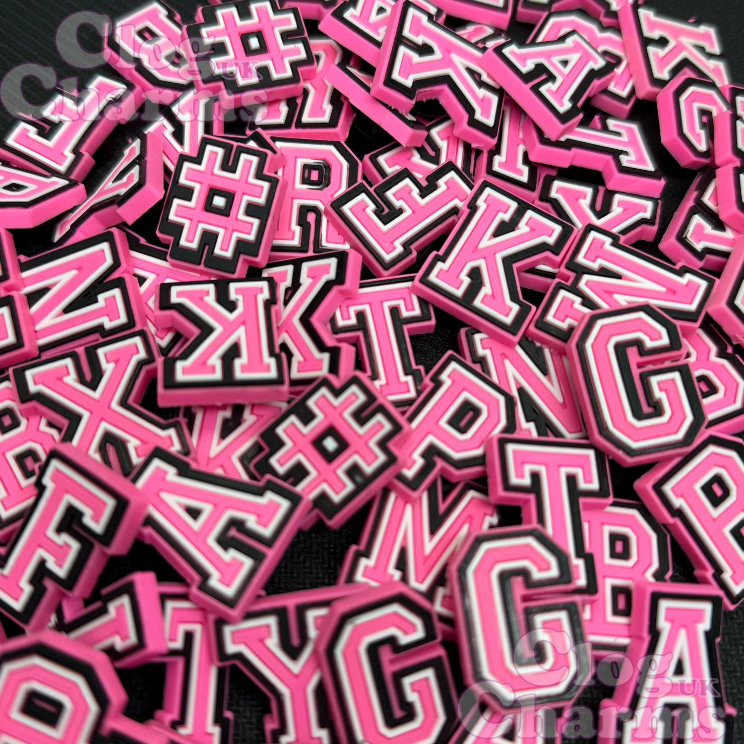 Letters and Numbers Clog Shoe Charms for Clogs Shoes, Initial Number ...