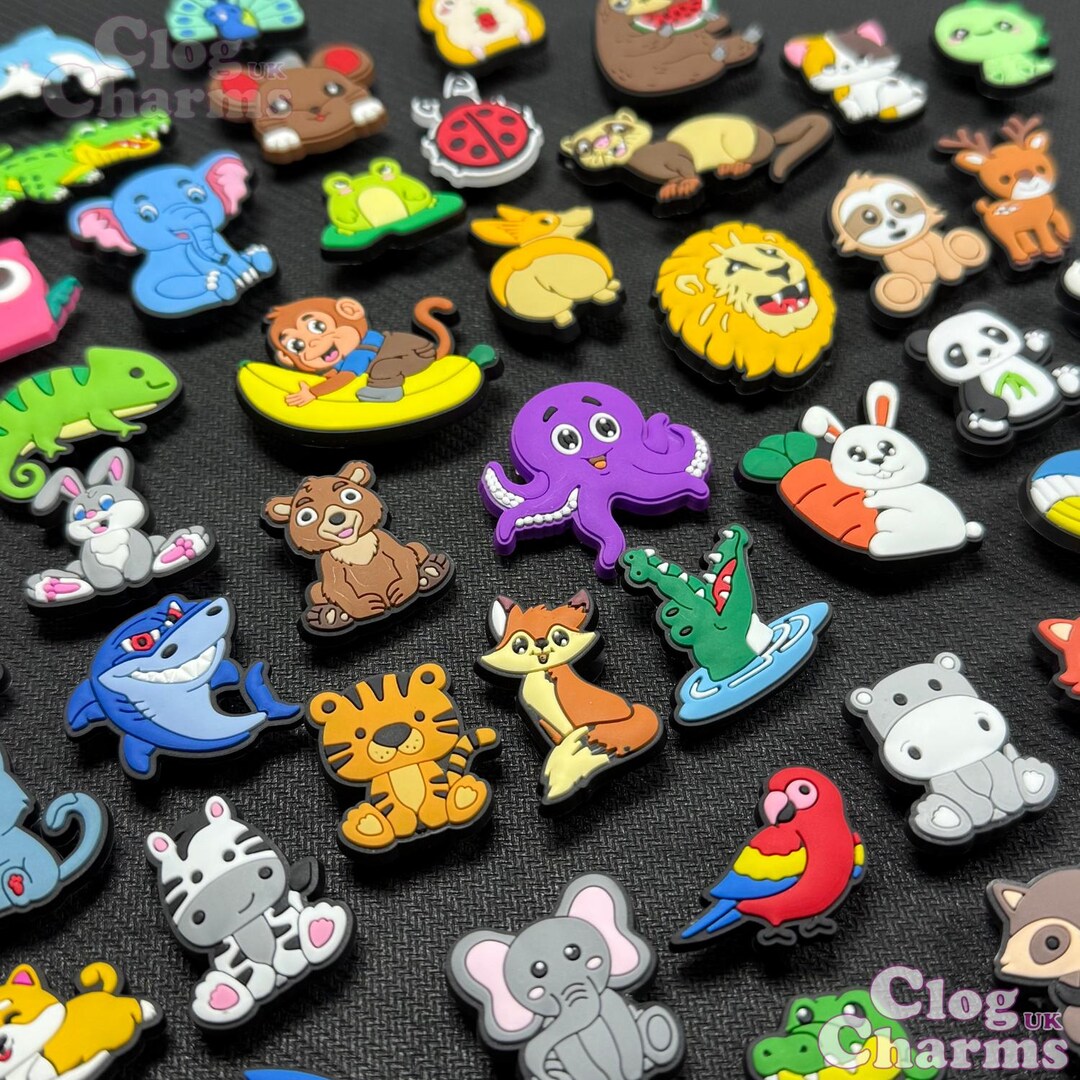 Cute Animal Clog Charms for Clogs 40+ Types Kids Women's Girls Boys ...