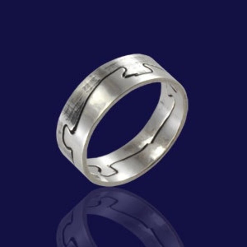 Puzzle Ring In Sterling Silver Etsy puzzle-ring-in-sterling-silver-etsy