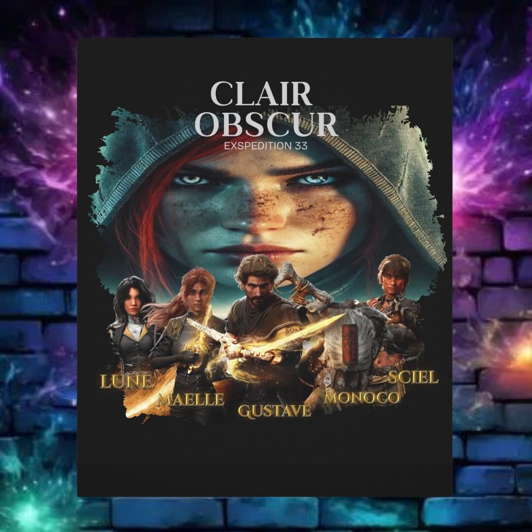 Clair Obscur: Expedition 33 Poster, Epic RPG Unisex Tee, RPG Gamer ...