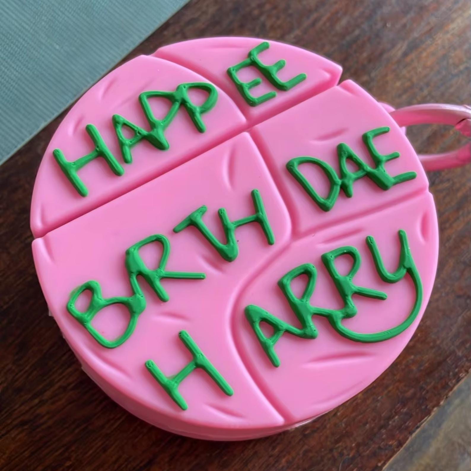 HBD Harry AirPod Case, Birthday Cake Earphone Case, for AirPod 1 2 3 4 ...