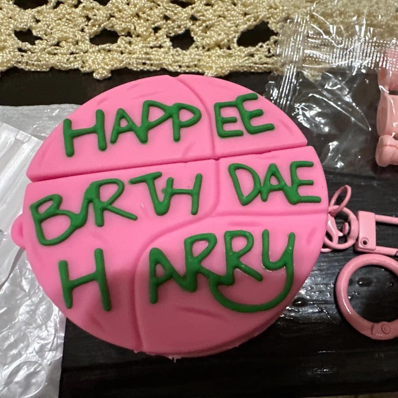 HBD Harry AirPod Case, Birthday Cake Earphone Case, for AirPod 1 2 3 4 ...