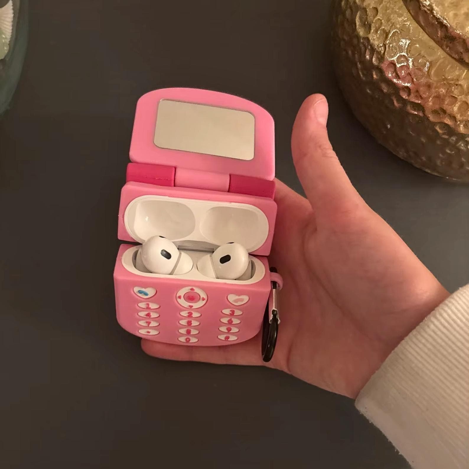 Kitty AirPod Case, Flip Phone Earphone Case, AirPod 3 4 Pro 2 Case ...