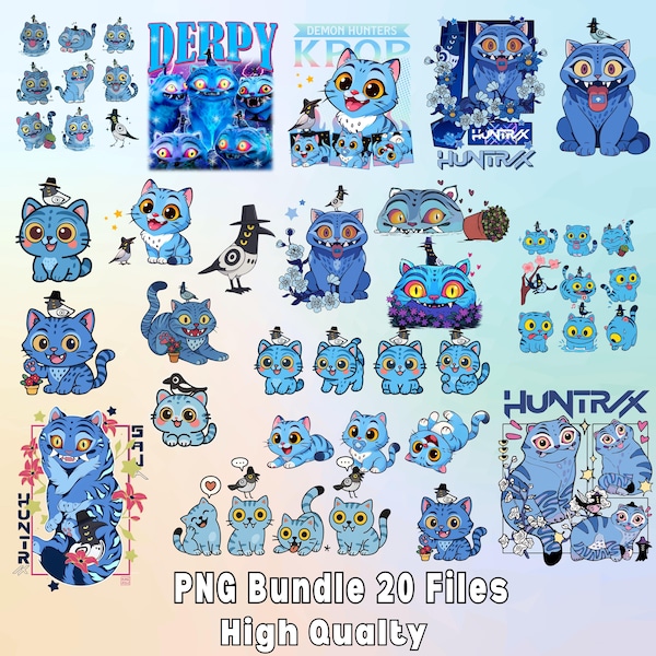 Huntrix Kpop Demon Hunters Cat Bird - Etsy New Zealand