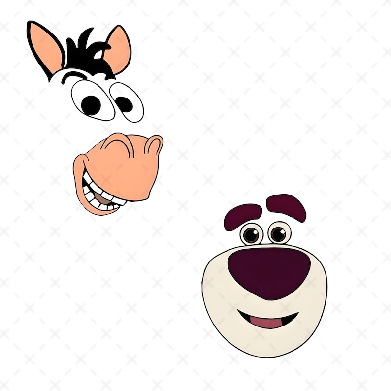 Toy Story Faces Png , Toy Story Characters Face Bundle Png, Toy Story ...