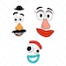 Toy Story Faces Png , Toy Story Characters Face Bundle Png, Toy Story ...