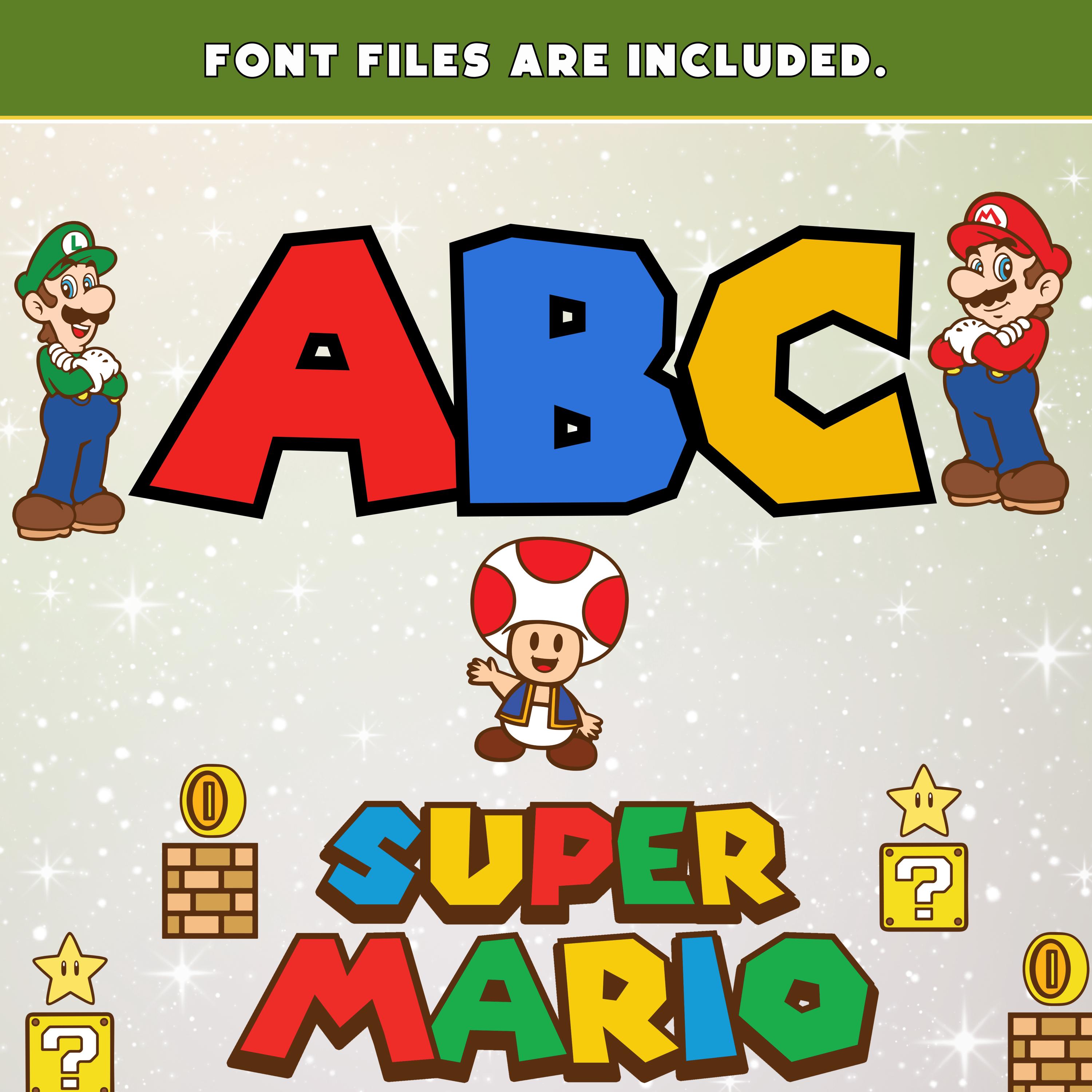 Retro Mario Png, Super Mario Friends Png, Digital File - Etsy