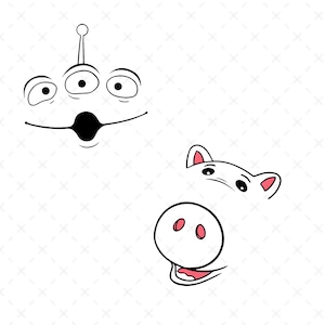 Toy Story Faces Png , Toy Story Characters Face Bundle Png, Toy Story ...