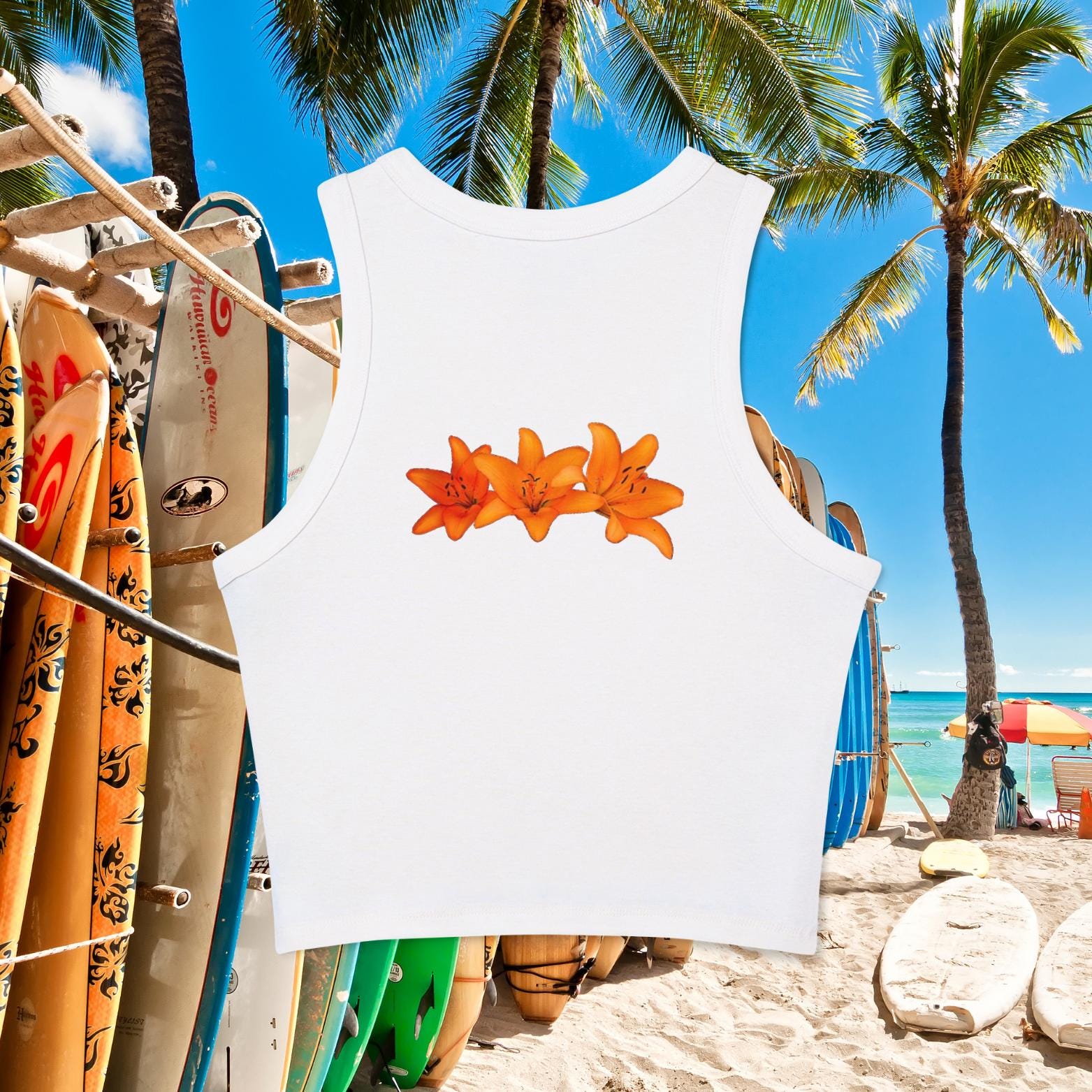 Tiger Lily Tank Top, Coconut Girl Summer Fashion, Summer Trends, Hawaii ...