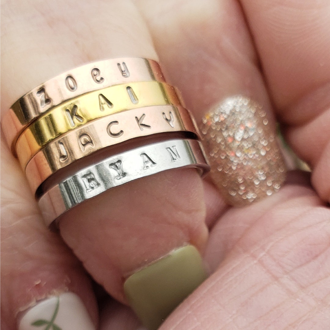 Christian Ring Gold Silver Rose Ring Scripture Ring - Etsy