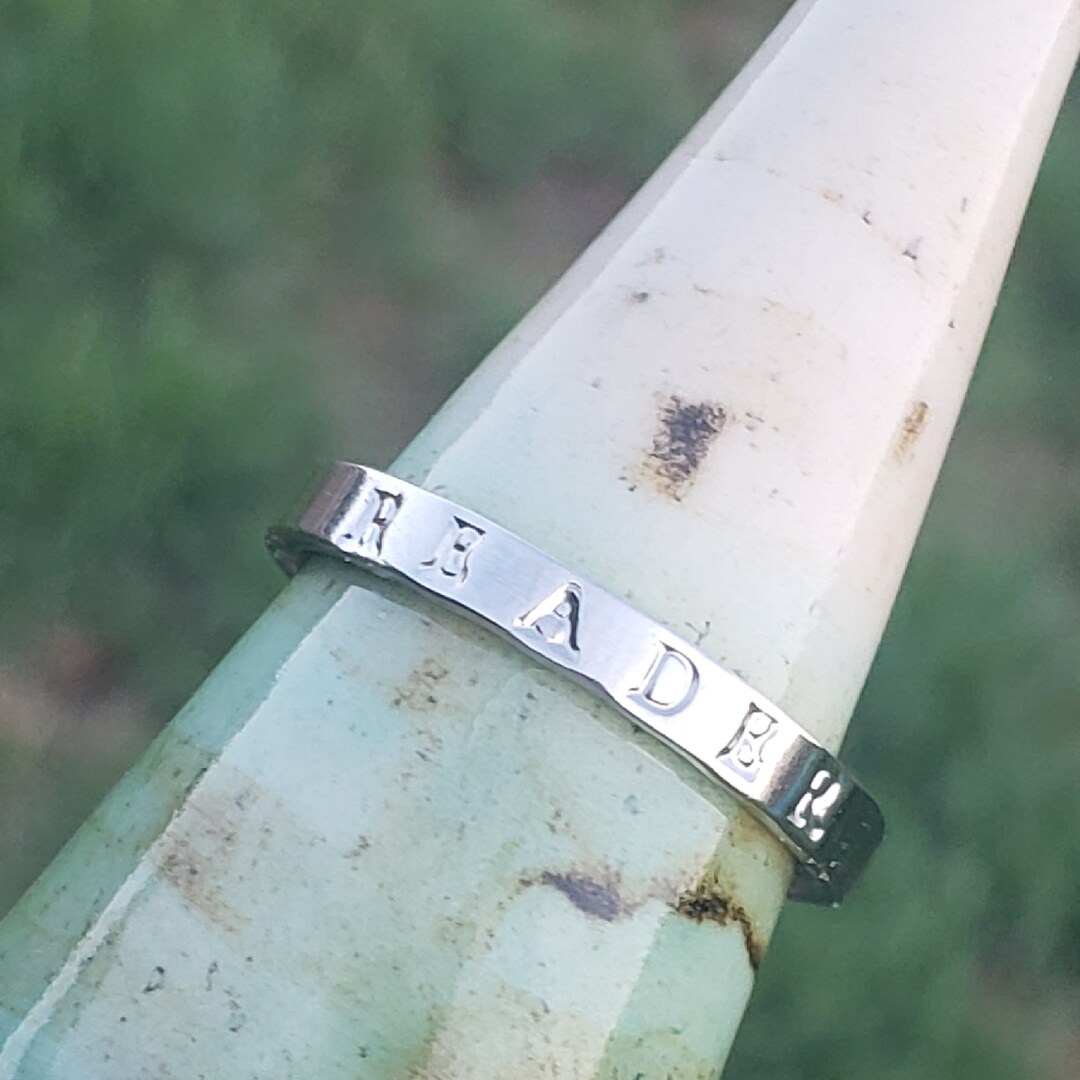 Reader Ring · Rose Reader Ring · Gift for Reader · Read Jewelry ...