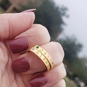 Custom Ring · Personalized Ring · Your Words Ring · Custom Text Ring ...