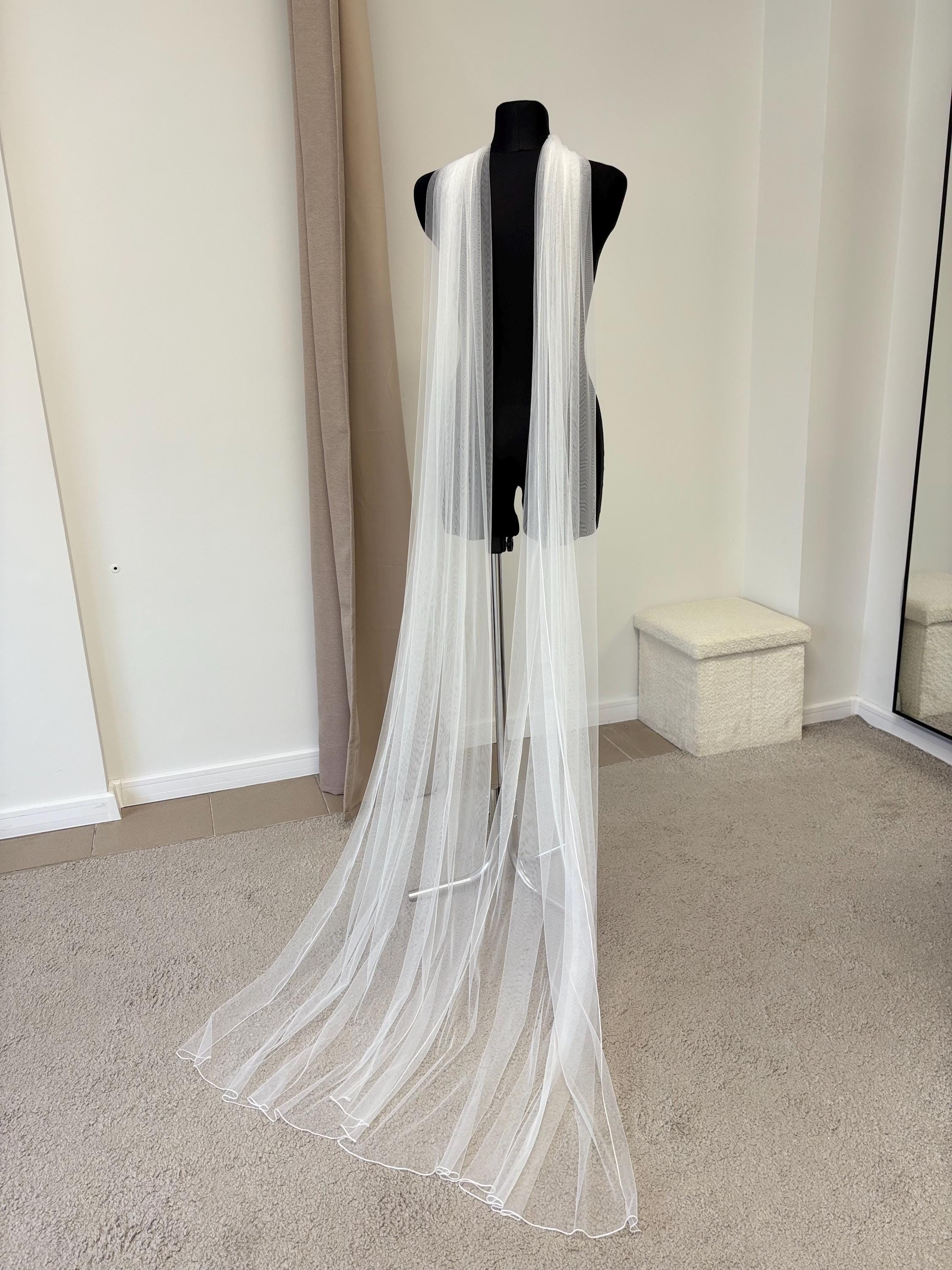 Delicate Tulle Bridal Accessory -sheer Tulle Neck Scarf - Etsy