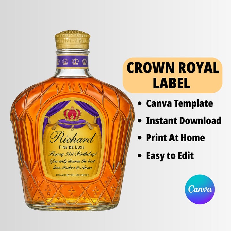 Royal Crowns Labels - Etsy