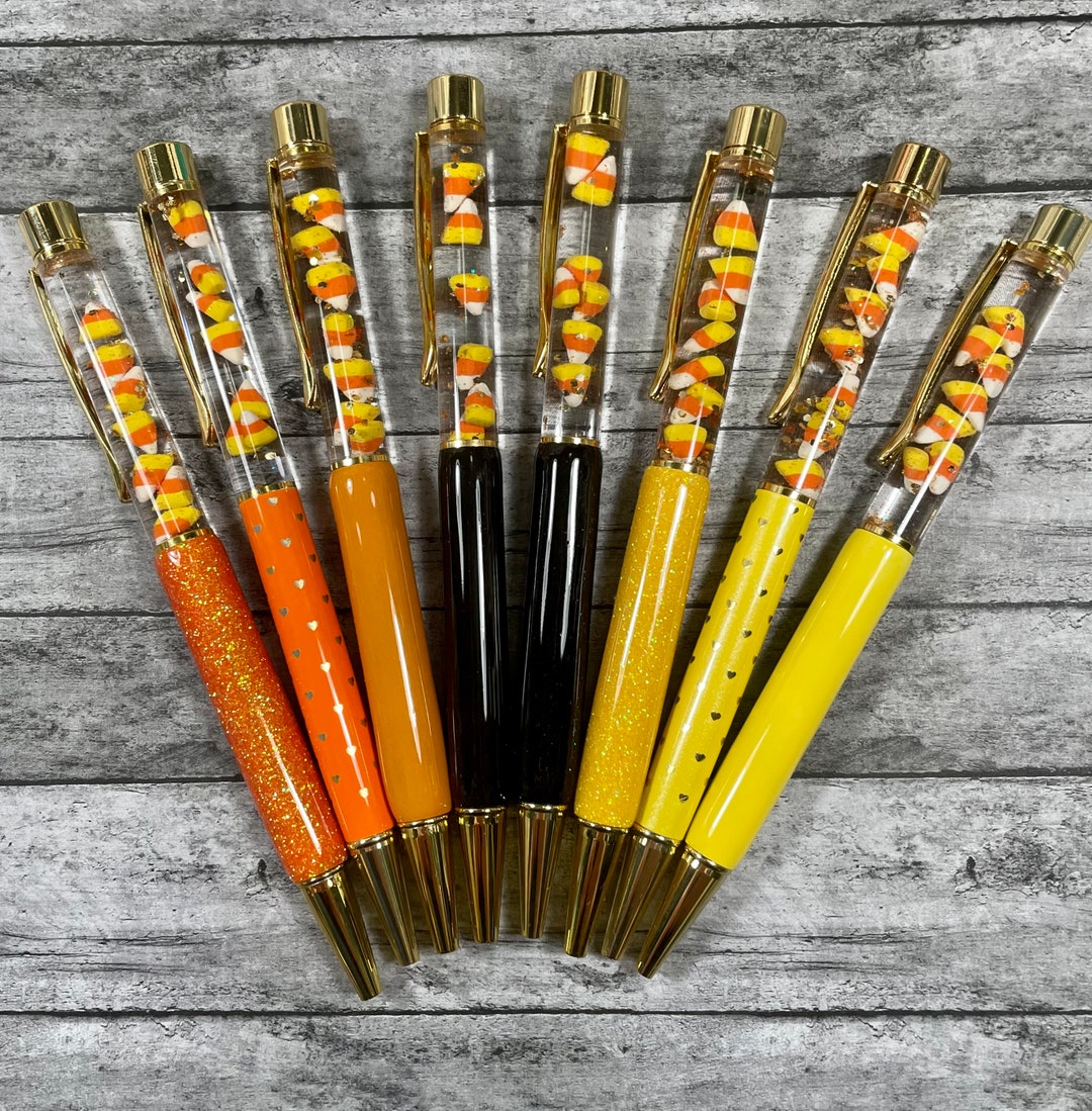 Candy Corn Pen, Candy Corn Lover's Ballpoint Pen, Candy Corn Glitter ...