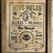 Hunting Rules Sign for Any Avid Hunter, Hunting, Outdoor Themed Decor ...