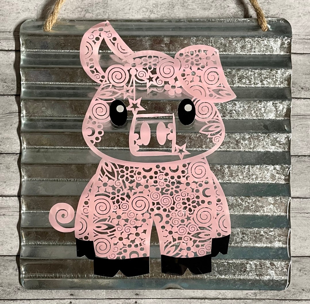 Pig, Pink Pig Decor, Pig Picture, Pig Decor, Pig Sign, Baby Pig, Pig ...