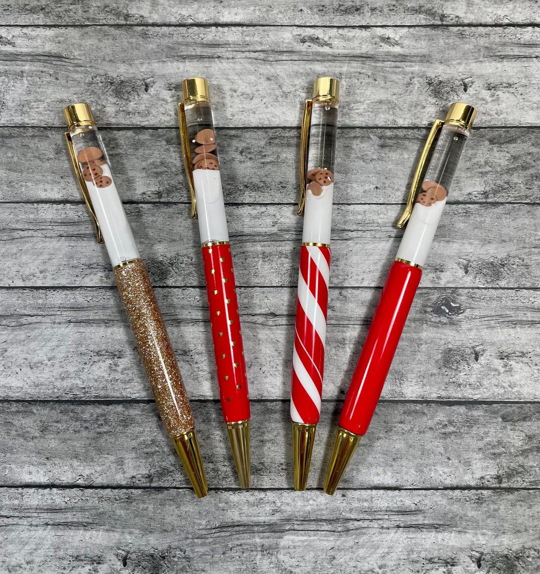 Milk and Cookies for Santa Pen, Christmas Ballpoint Pen, Fun Holiday ...