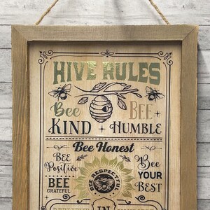 Hunting Rules Sign for Any Avid Hunter, Hunting, Outdoor Themed Decor ...