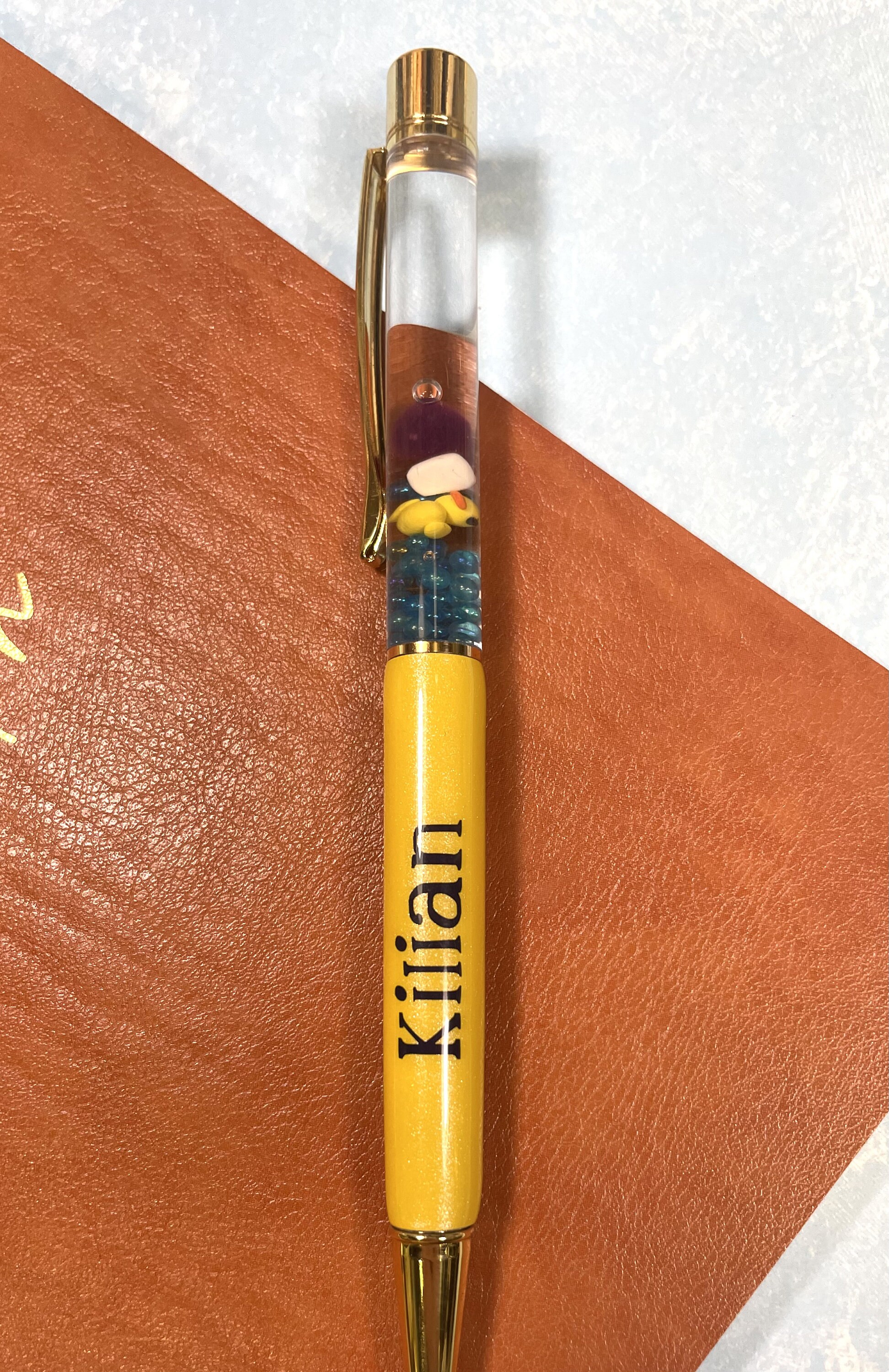 Rubber Duck Float Pen: Handmade Polymer Clay Ducks, Refillable ...