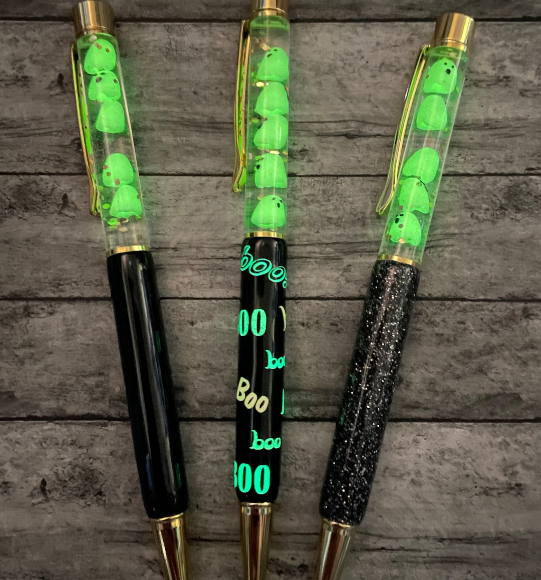 Glow in the Dark Ghost Pen, Halloween Ghost Ballpoint Pen, Fun Boo Pen ...