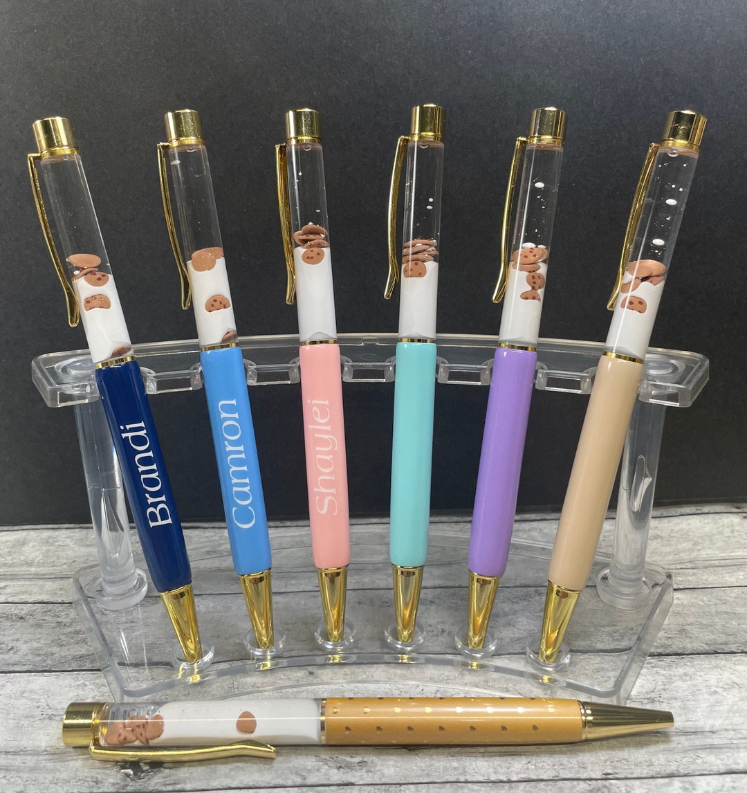 Milk and Cookies Ballpoint Pen: Personalized Chocolate Chip Pen - Etsy