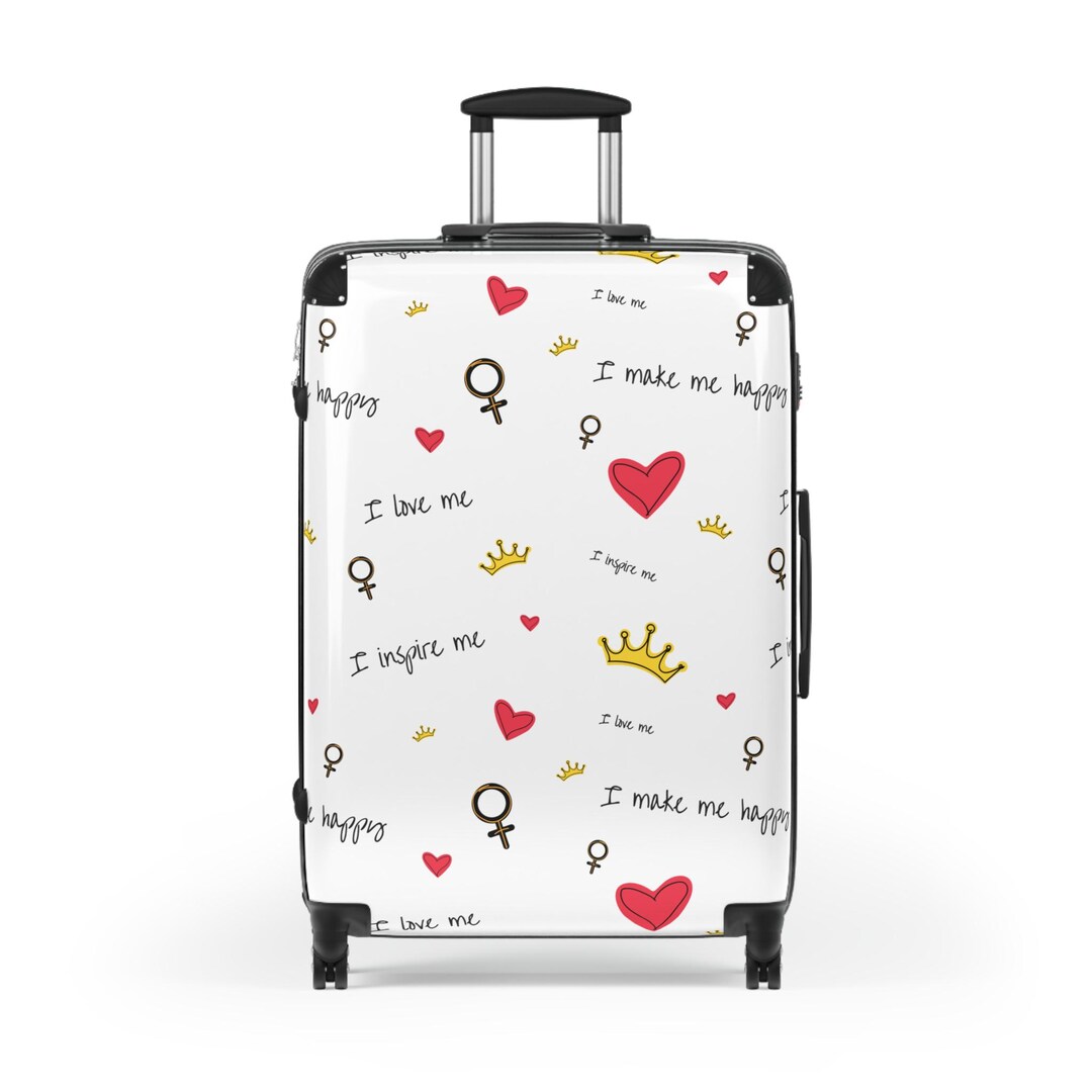 Inspirational Quotes Suitcase, Carry-on Luggage, Travel Gear, Gift for ...