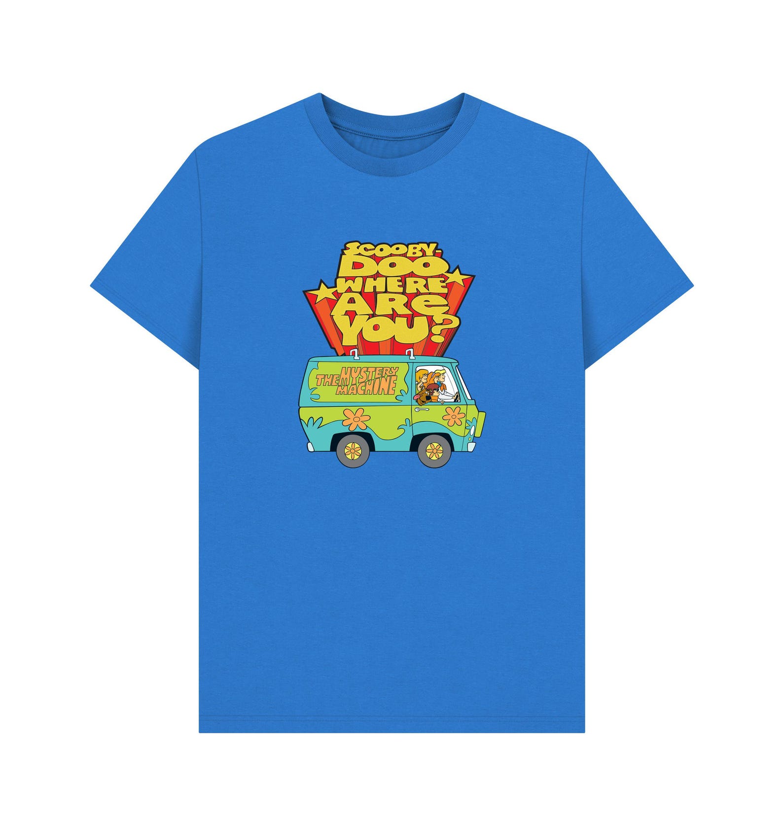 Scooby Doo Official 'where Are You?' Graphic Blue T-shirt - Etsy