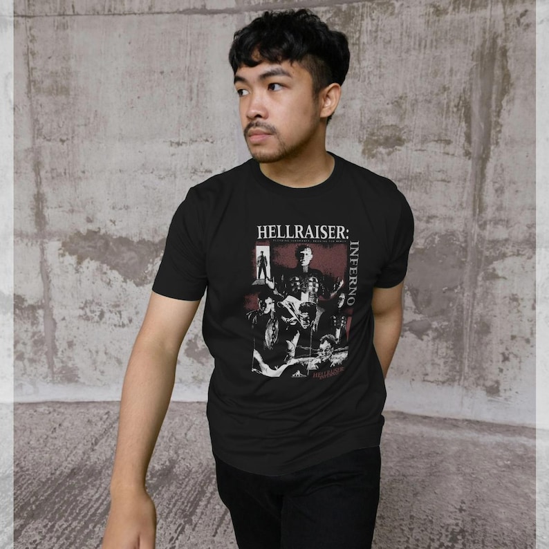 Hellraiser Official Inferno Beg for Mercy Graphic Black T-shirt - Etsy