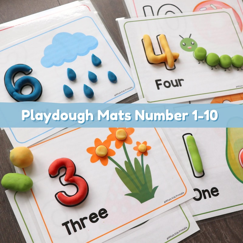 Playdough Mats - Etsy