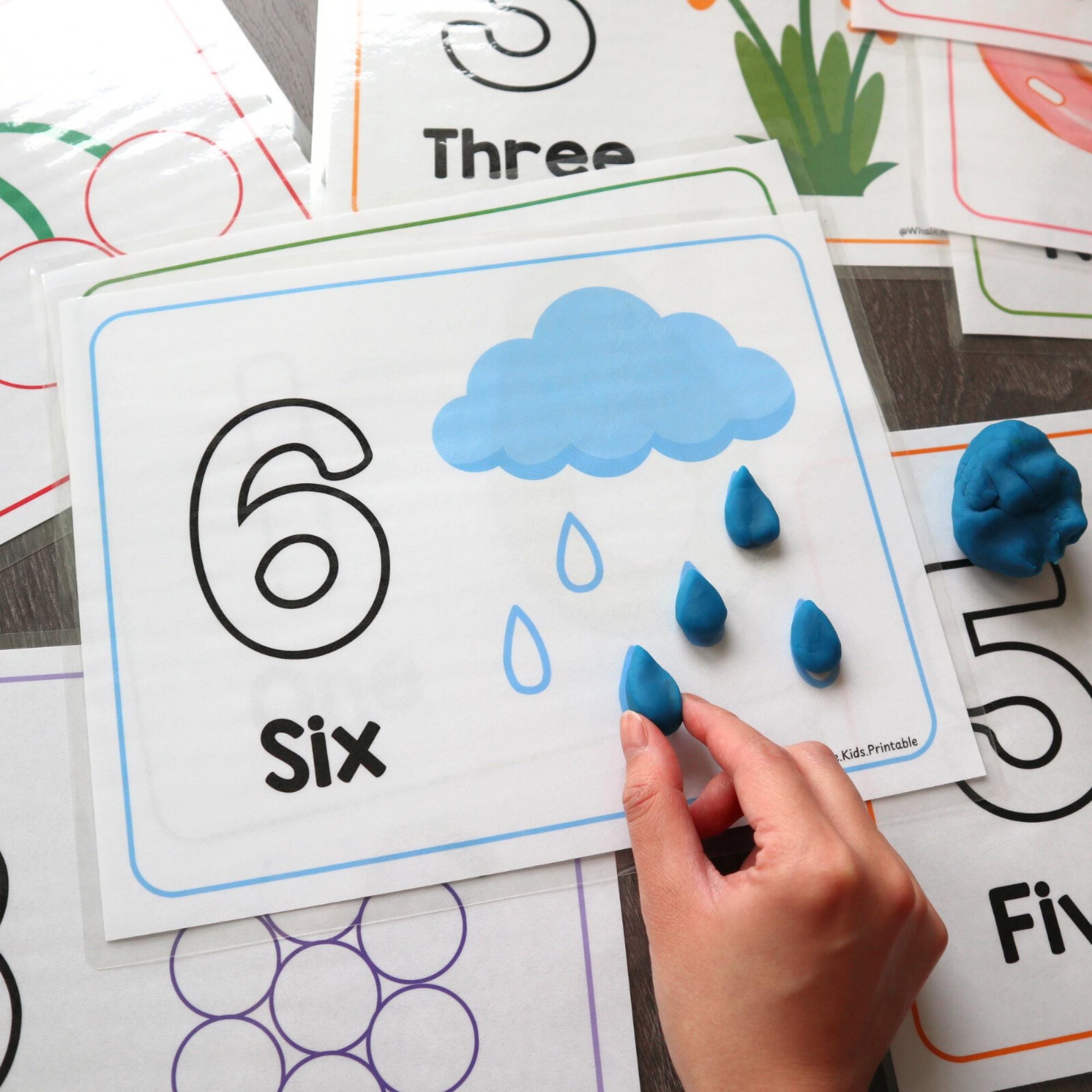 Playdough Number Mats 1-10 Printable | Counting Activity for Toddlers ...