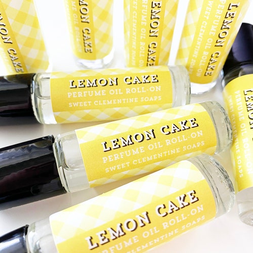 Sugared Lemon Kiss Perfume Oil Roll on Perfume Womens | Etsy