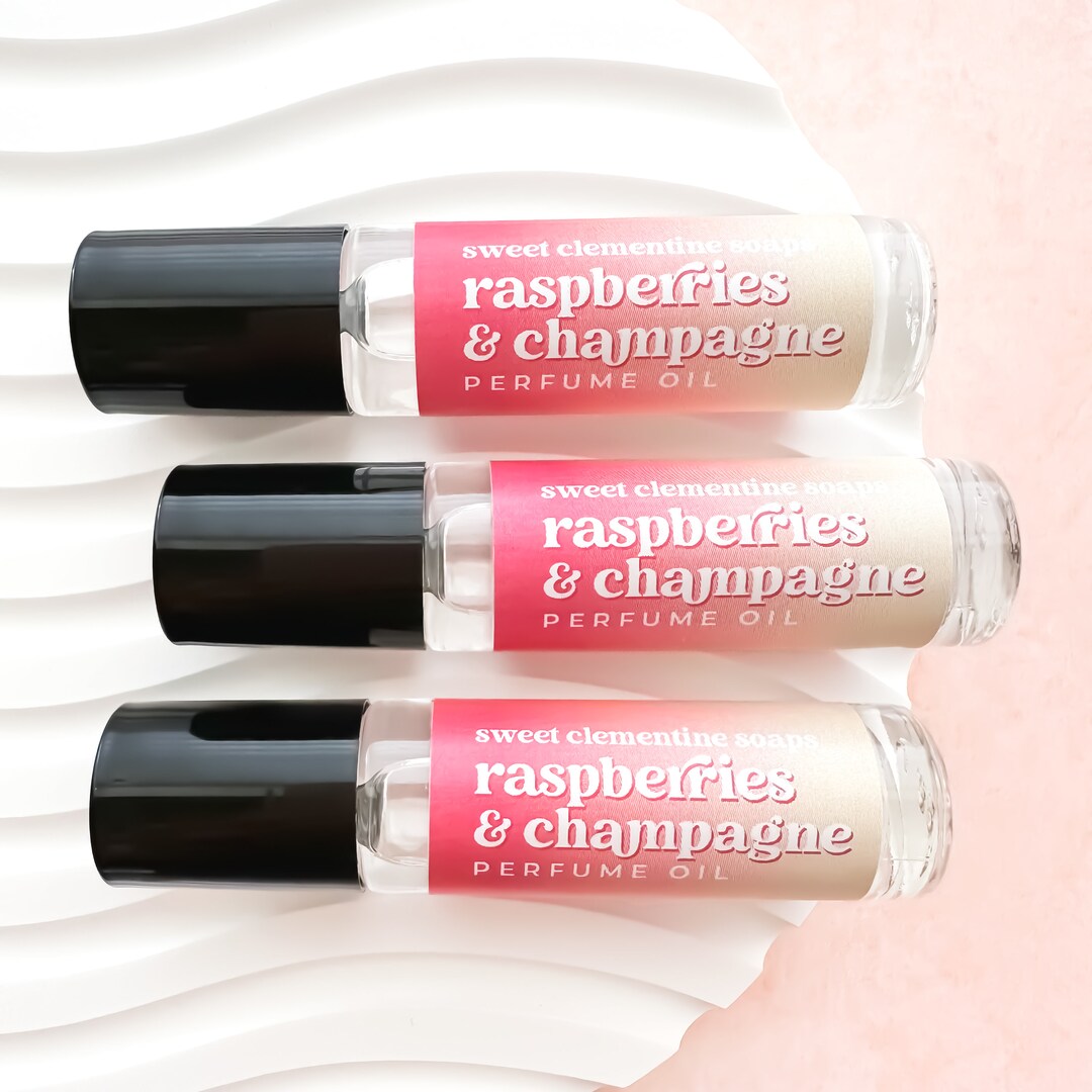 Raspberries Champagne Perfume Oil Fragrance Roll On - Etsy