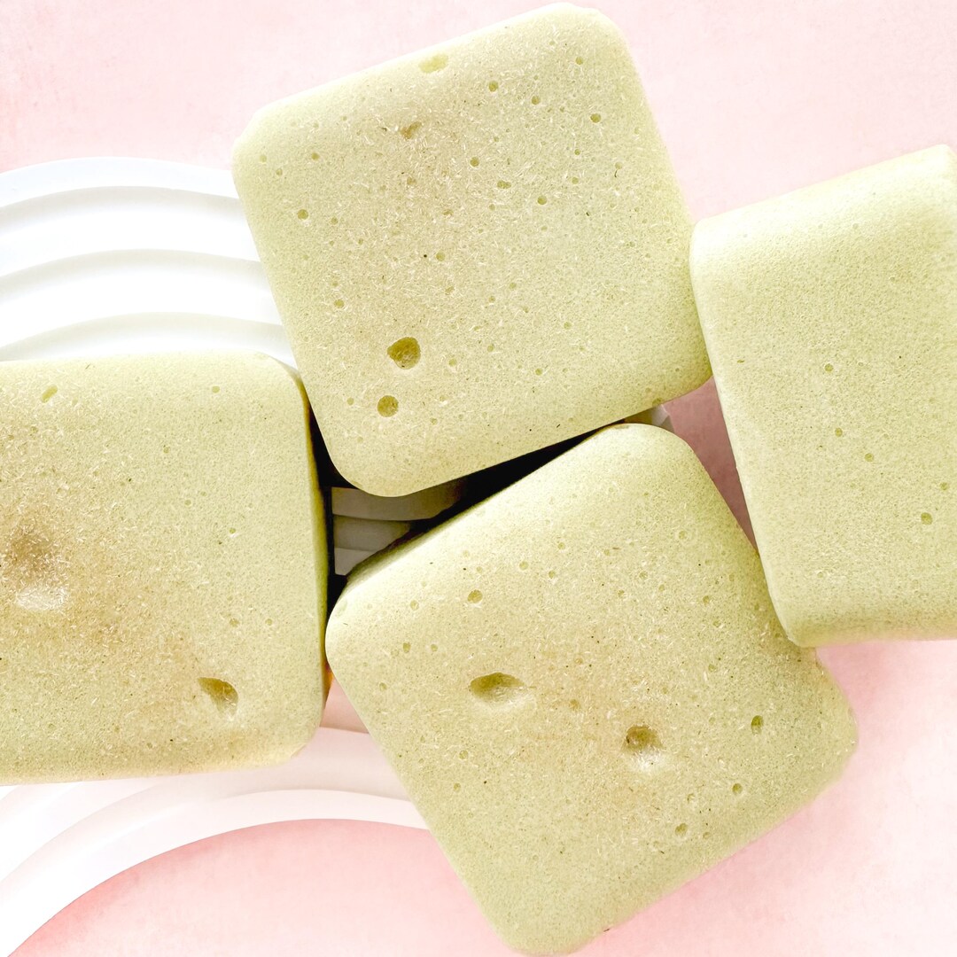 Green Tea Lemon, Solid Body Scrub Bar, Exfoliating Soap Bar With Sugar ...