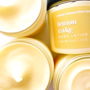 Lemon Cake Body Lotion Body Cream Body Butter Lotion Lemon - Etsy