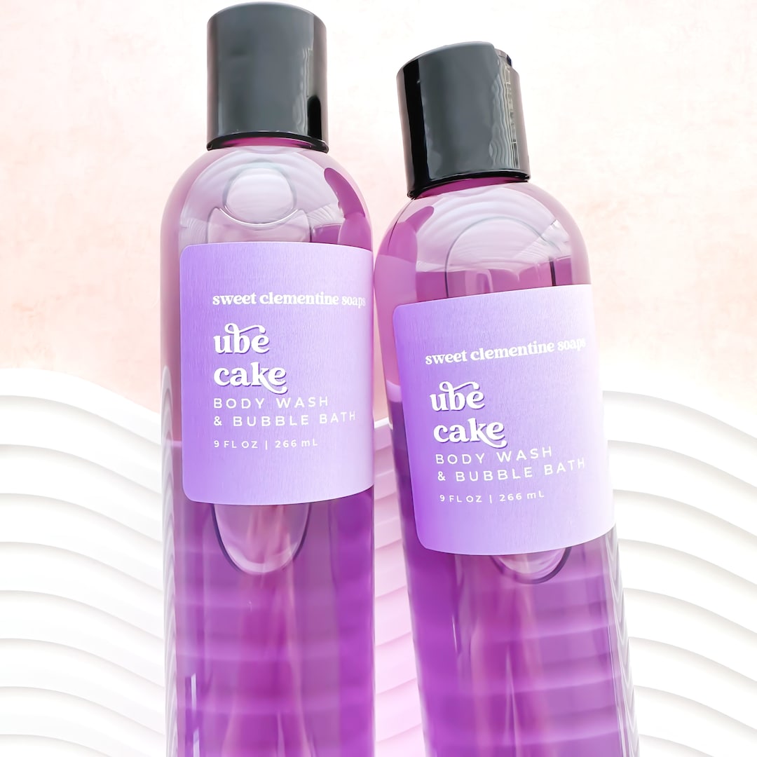 Ube Cake Body Wash and Bubble Bath, Limited Edition Release - Etsy