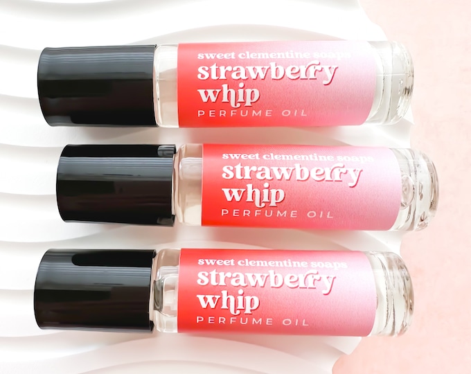 Strawberries and Cream Perfume Strawberry Scented Perfume Sweet Perfume ...